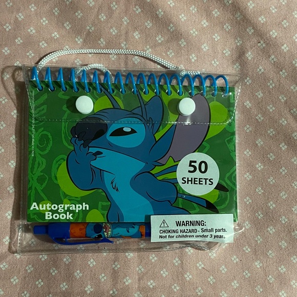 Toys | Stitch Autograph Book With Pen | Poshmark